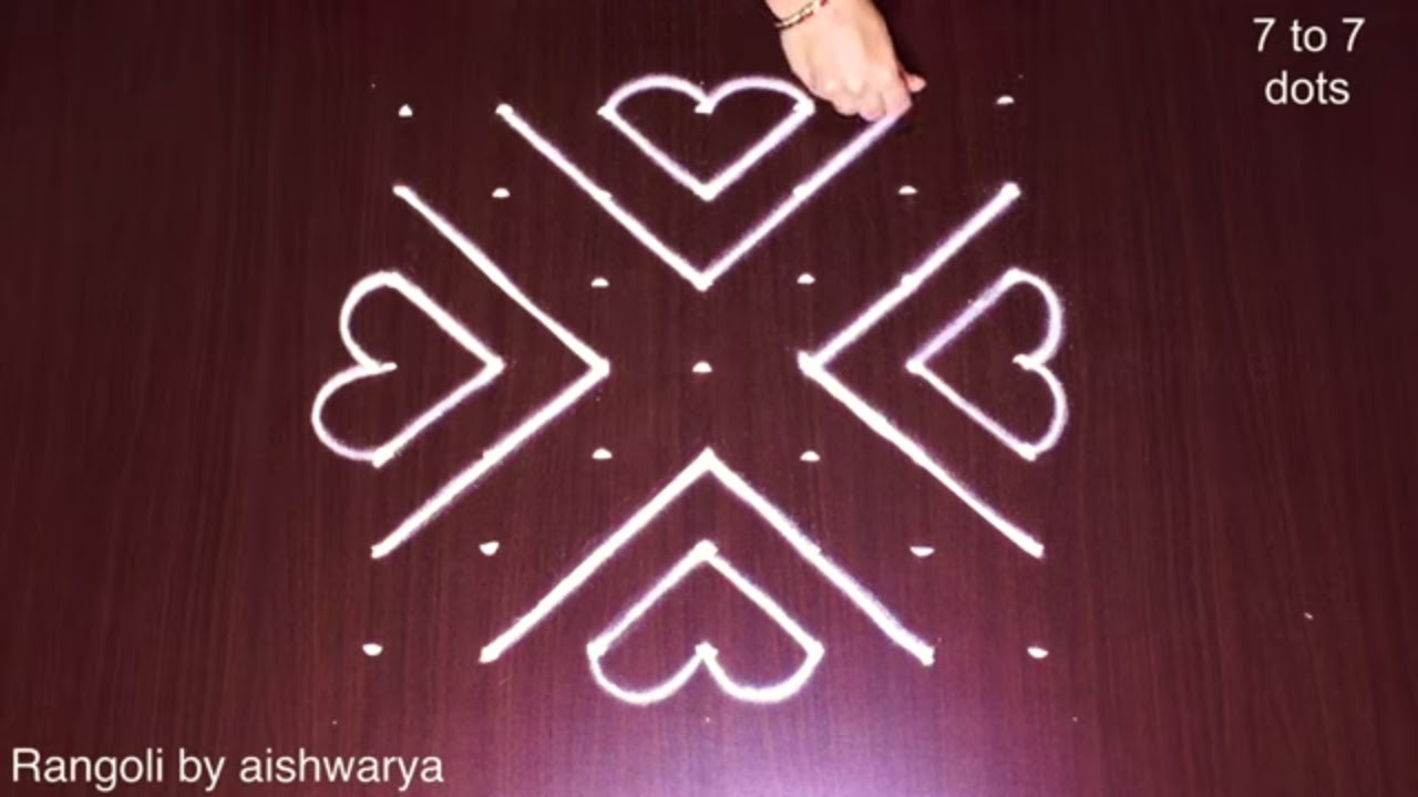 Top 10+ Dotted Rangoli Designs With The Number of Dots 2025 [Must Watch ...